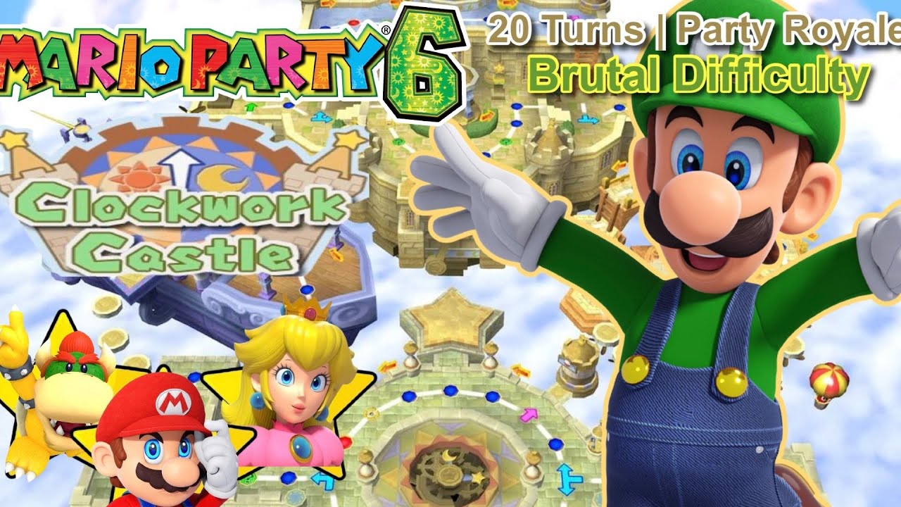Mario Party 6 - Episode 6 - Clockwork Castle & Strawberry Shortfuse ...