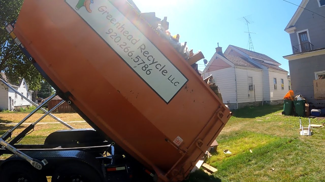 WHAT TO DO WITH OVERFILLED DUMPSTERS! - YouTube
