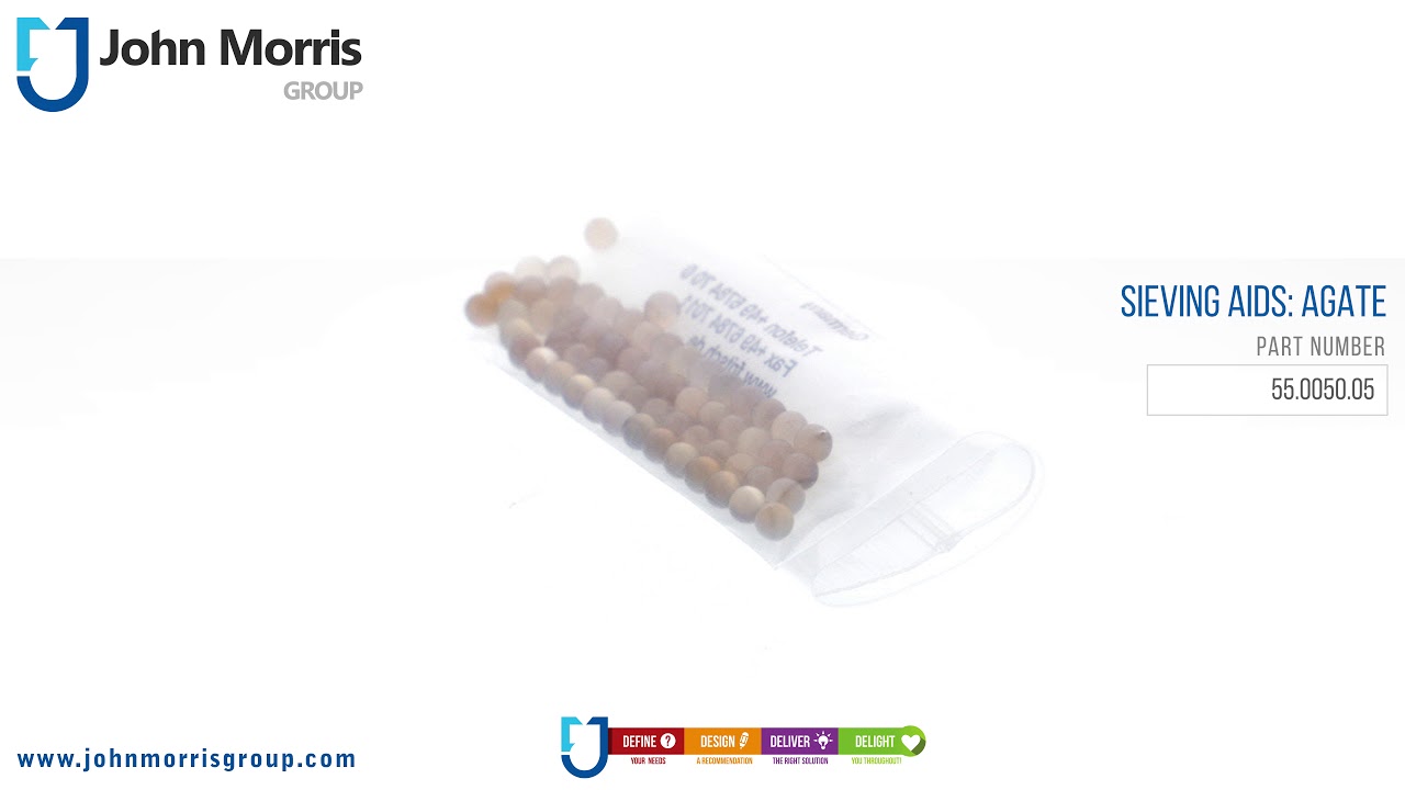 SIEVING AIDS: AGATE - SIO2 - POLISHED | John Morris Group - YouTube