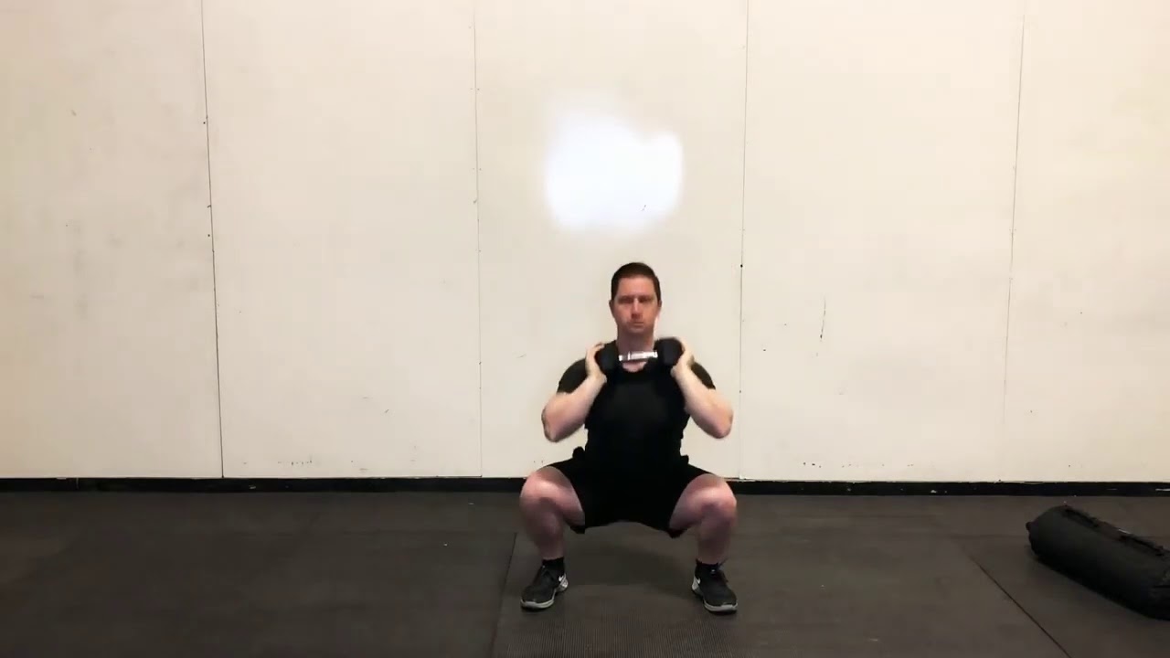 Single Dumbbell Squat - YouTube
