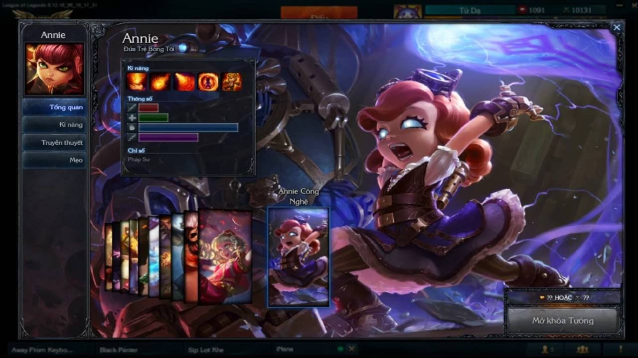 League of Legends - 10 gemstones Hextech Annie - YouTube