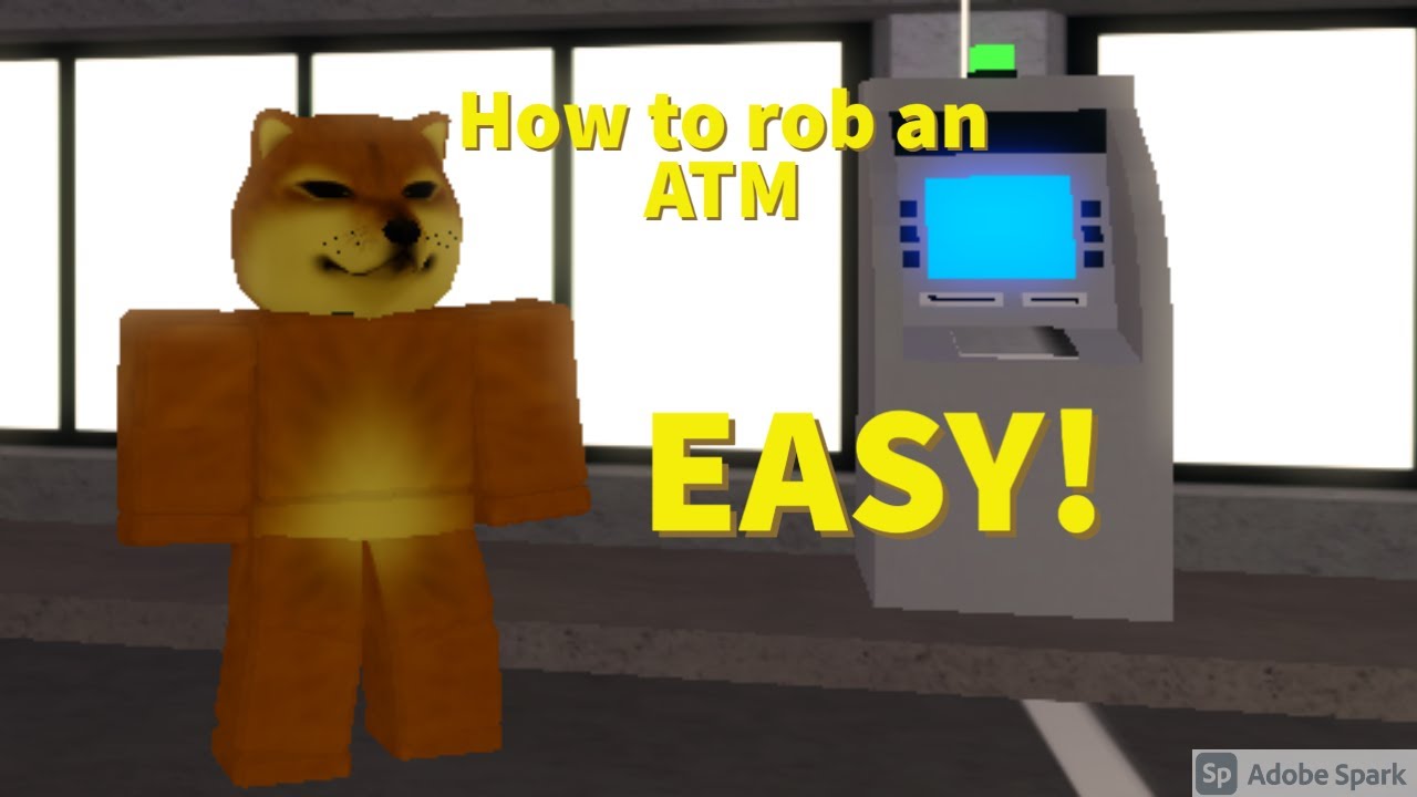 How to rob an ATM in Roblox Liberty County - YouTube