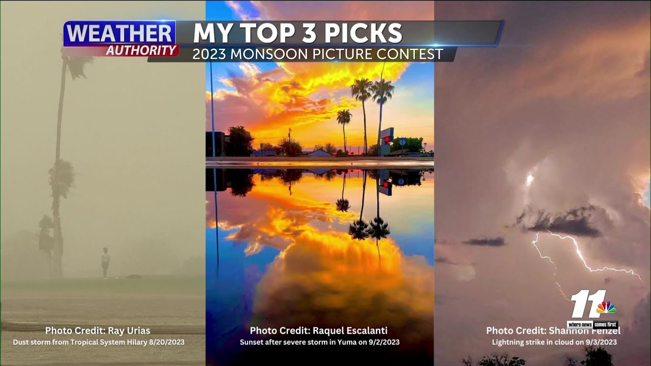 Top 3 images for News 11's Monsoon Picture Contest - YouTube