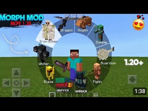 morph mod for minecraft pe or old new #minecraft mod 1.20 or + 😘 mcpe ...