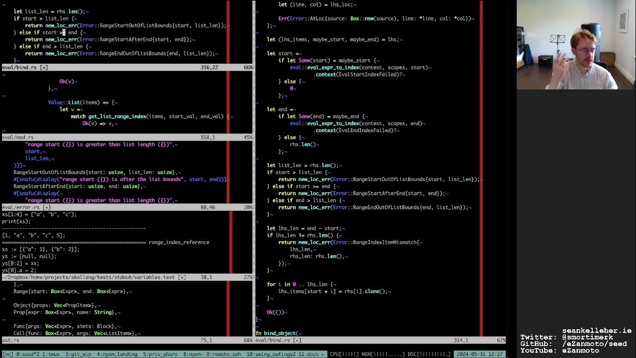 Writing a Programming Language - 31/05/2024 - YouTube