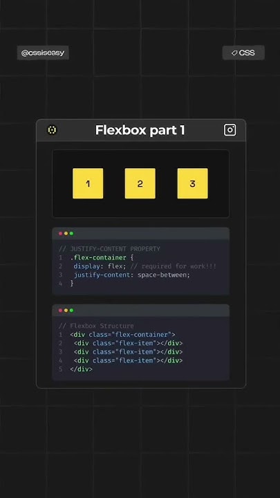Flexbox Explained In 1 Minute 🔥 Learn Responsive Layouts Fast With Css Css Coding Shorts