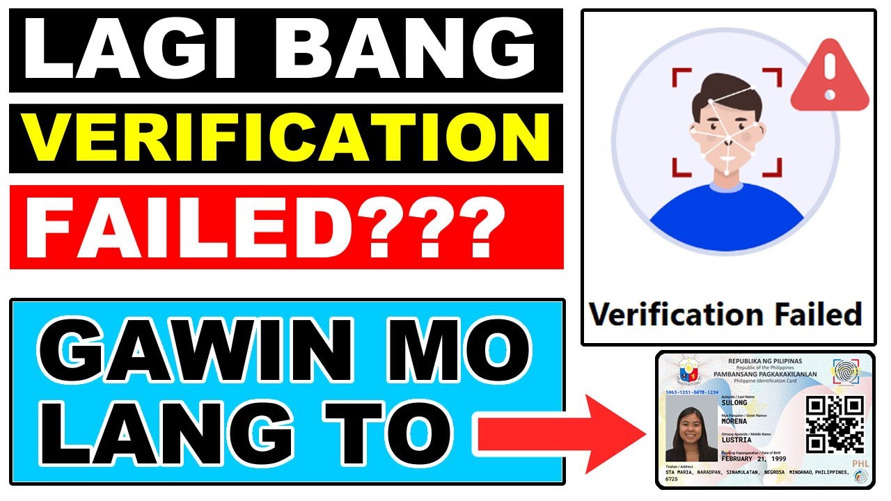 VERIFICATION FAILED DIGITAL NATIONAL ID | HOW TO SOLVE NATIONAL ID ...