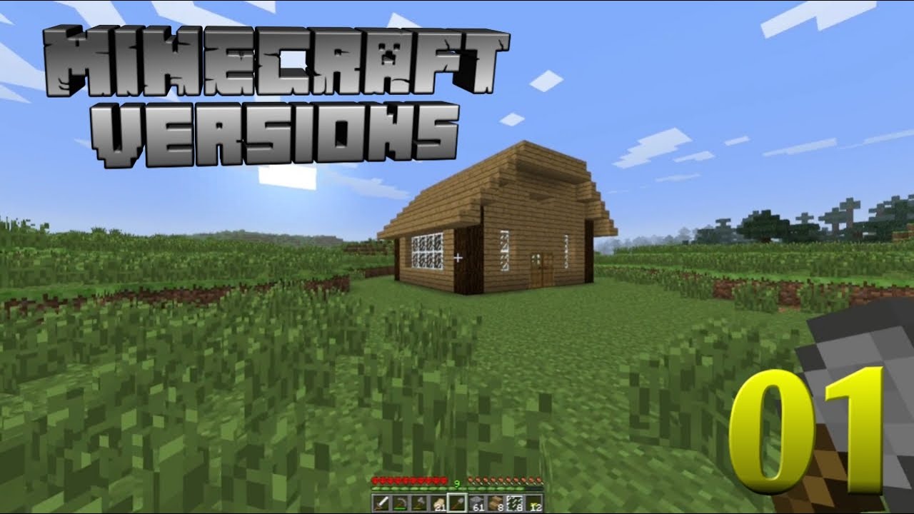 Minecraft versions EP 1 (1.0.0) - YouTube