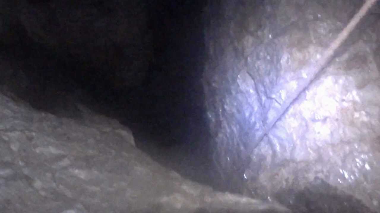 Part 1 climbing cave ladder in vertical cave - YouTube