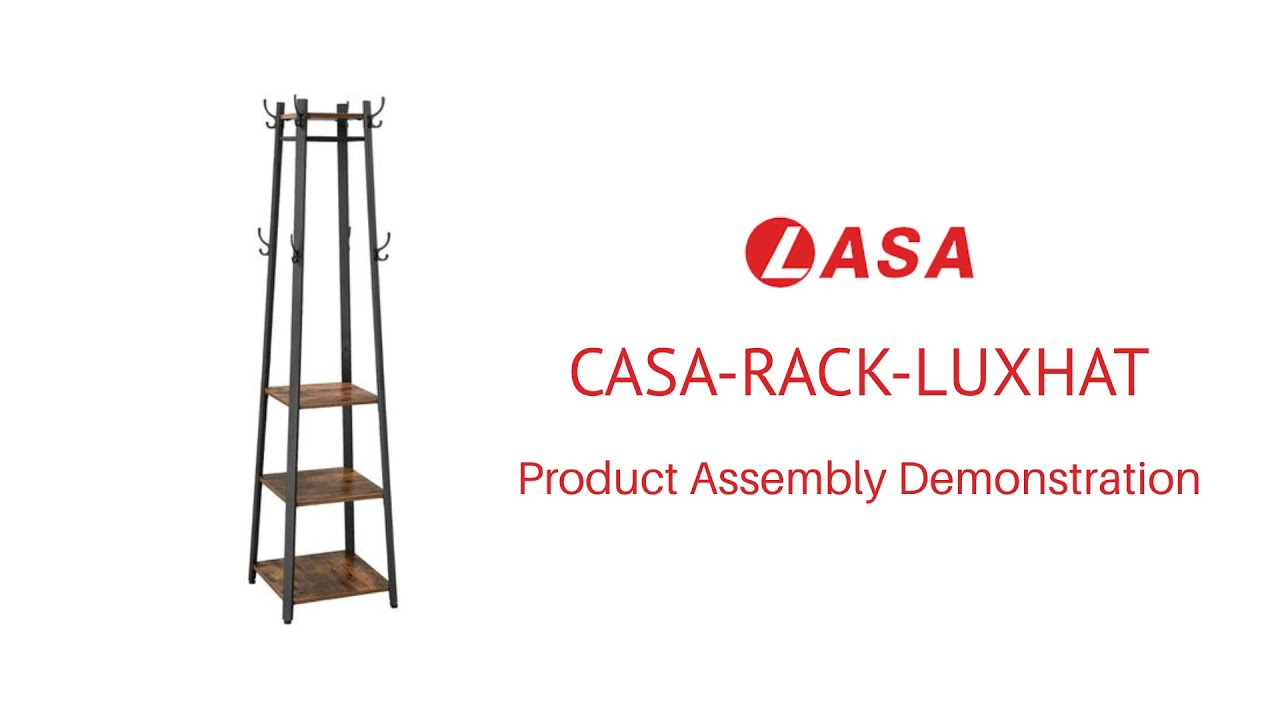 Product Assembly: CASA-RACK-LUXHAT - YouTube
