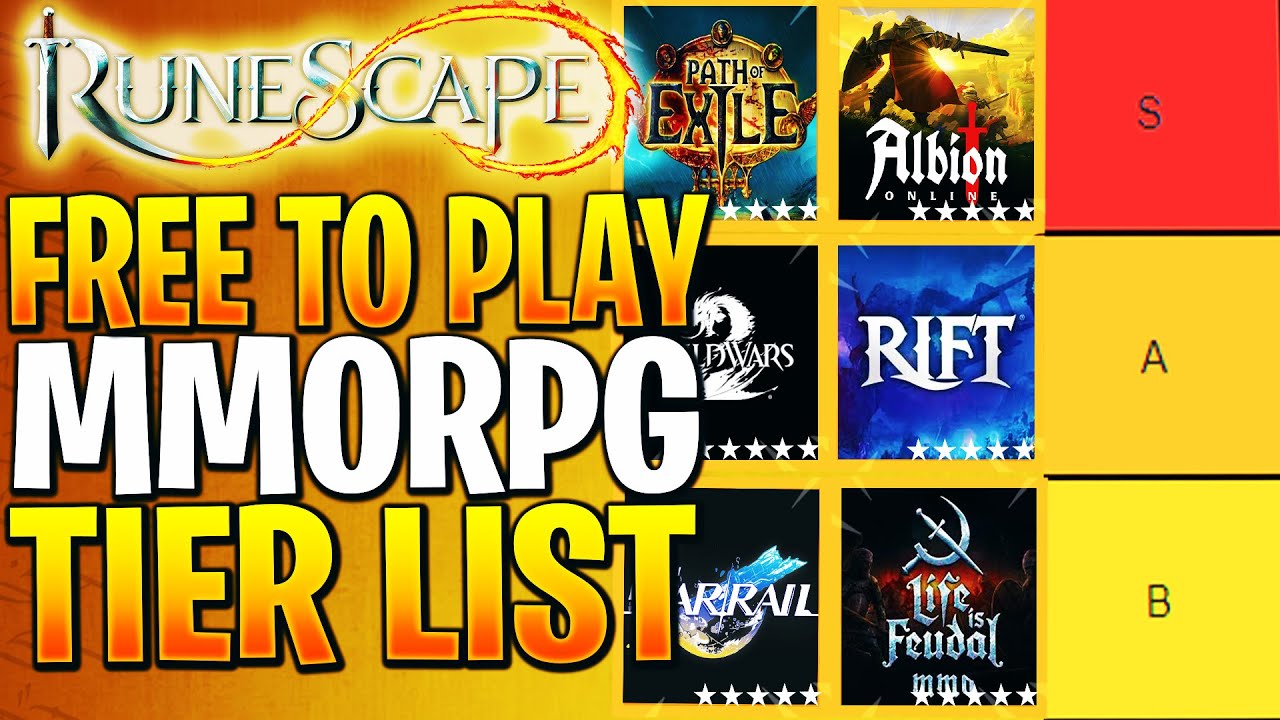 FREE TO PLAY MMORPG Tier List 2025 | What Is The Best MMO In 2025 ...