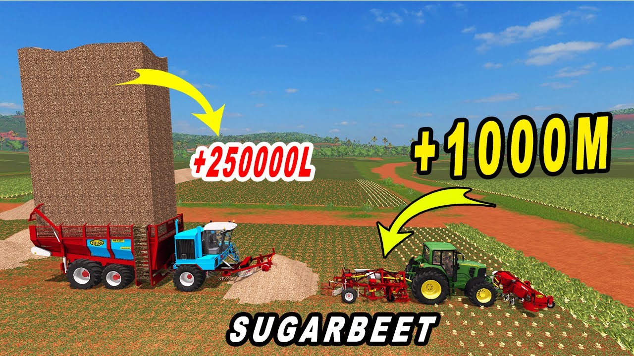 Farming Simulator 17: NORMAL FARMER vs HACKER FARMER; VERY VERY SUGAR ...