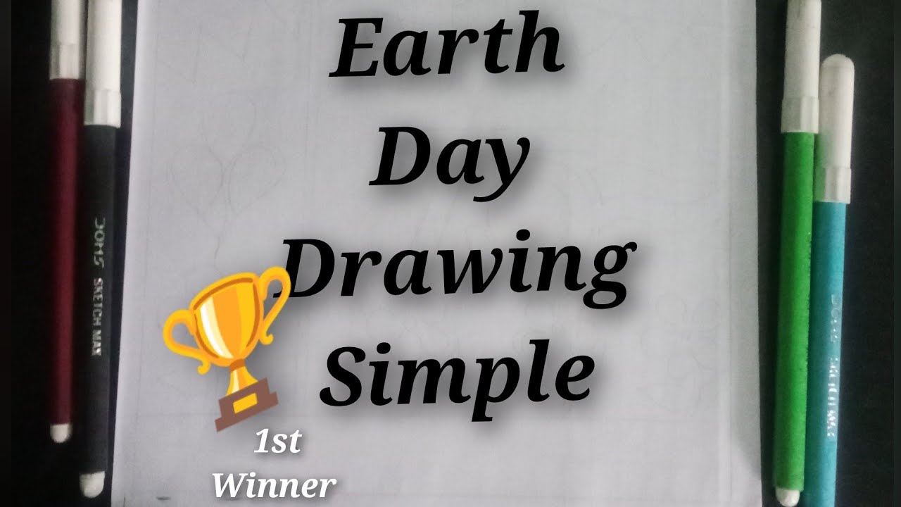 Earth Day Chart|Poster Making On Earth Day|Earth Day Drawing|Earth Day ...