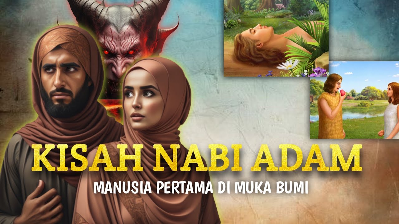 Kisah Nabi ADAM dan SITI HAWA Manusia Pertama Di Bumi - YouTube
