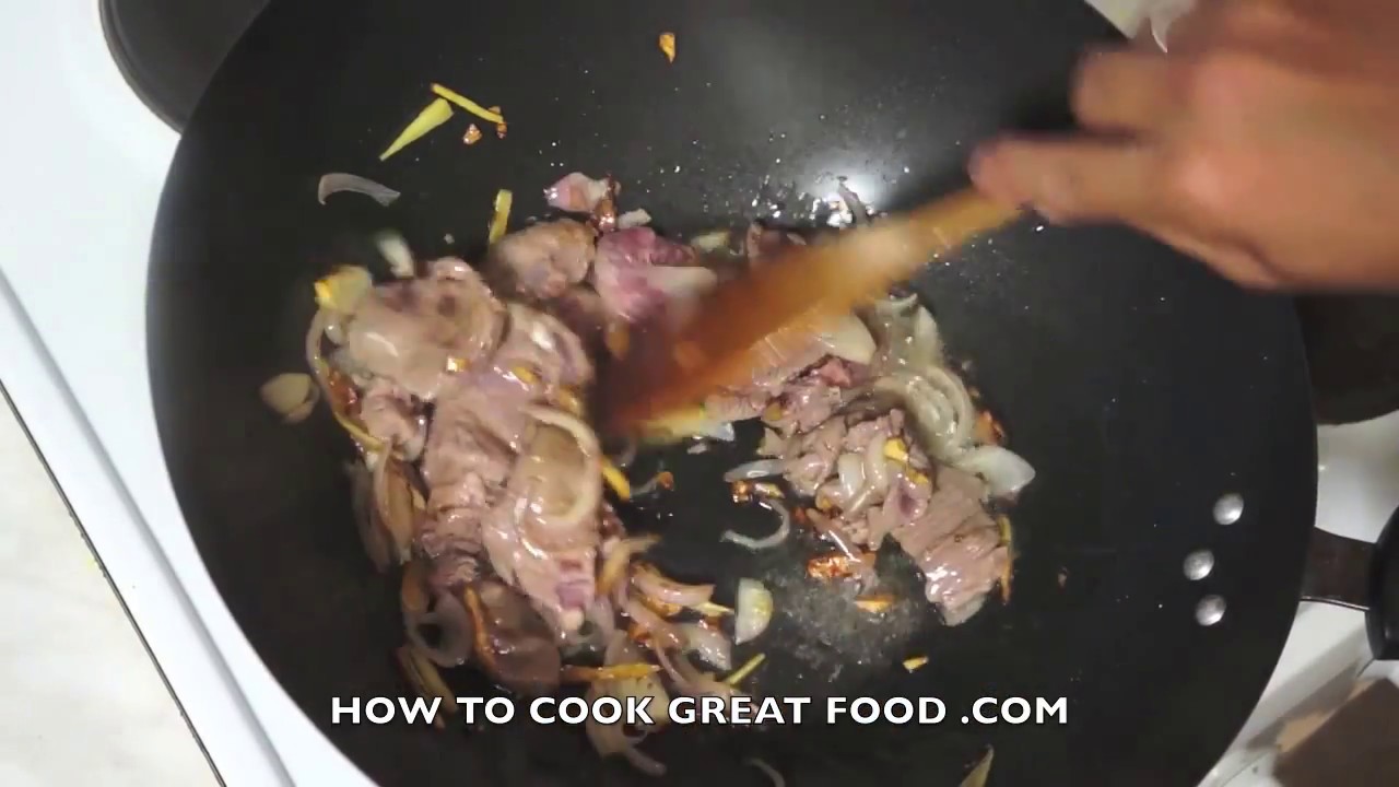 Goat Recipe - Chinese Style Stir Fry Goat - How to Cook Goat Stir Fry ...