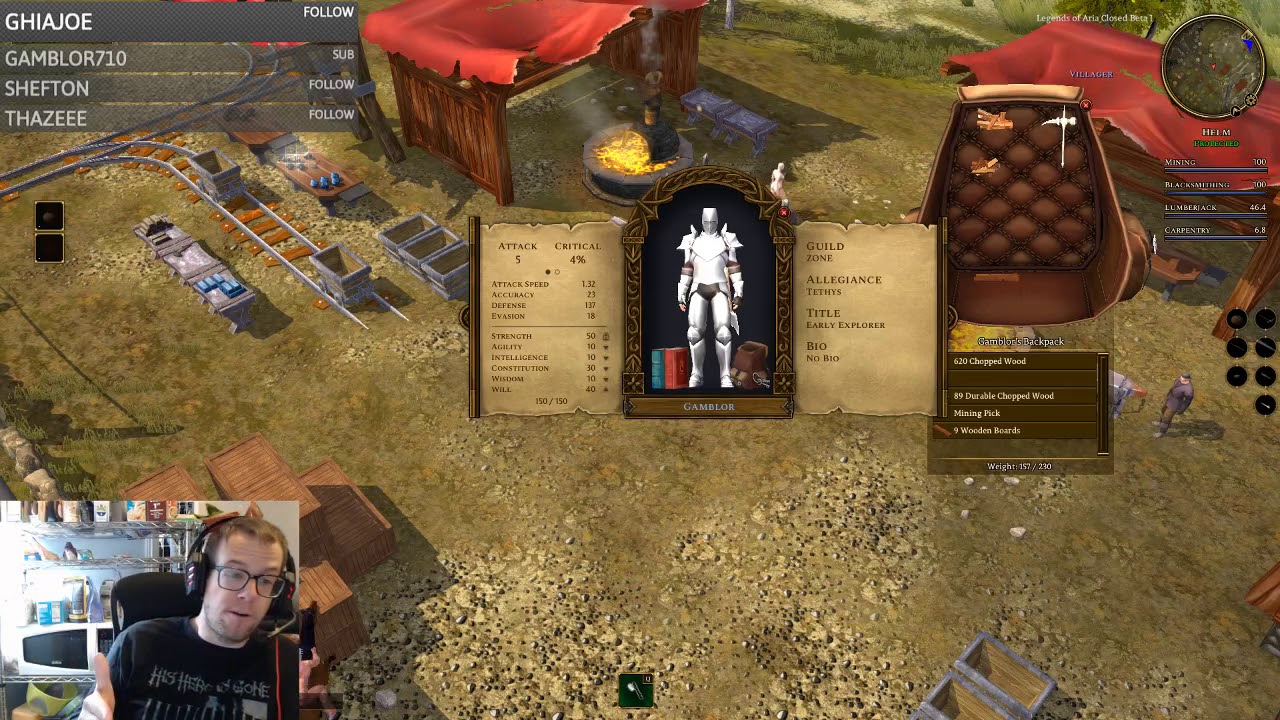 0-100 Blacksmithing Guide for Legends of Aria Closed Beta 1 - YouTube