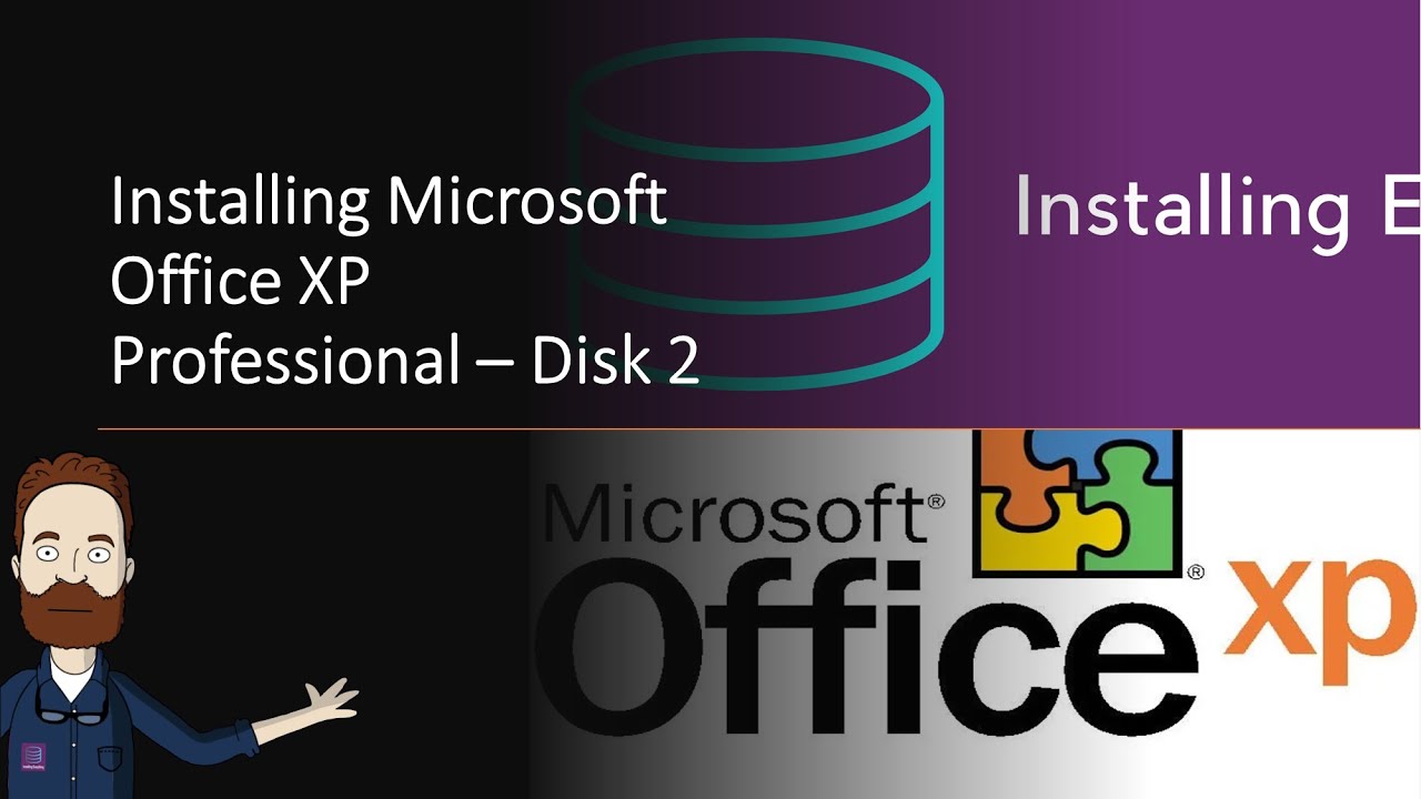 Office XP - Part 2 - Installing Office XP Professional Disk 2 - YouTube