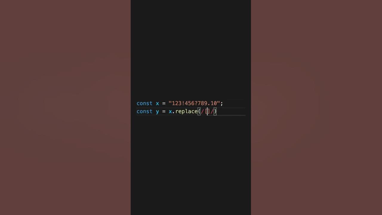 Remove All Punctuation Characters Within A String With Regex Javascript Youtube