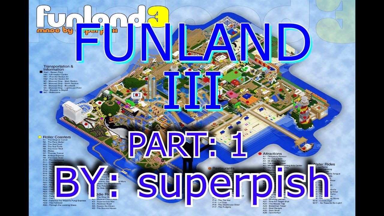 Minecraft: FUNLAND 3 Part 1 - YouTube