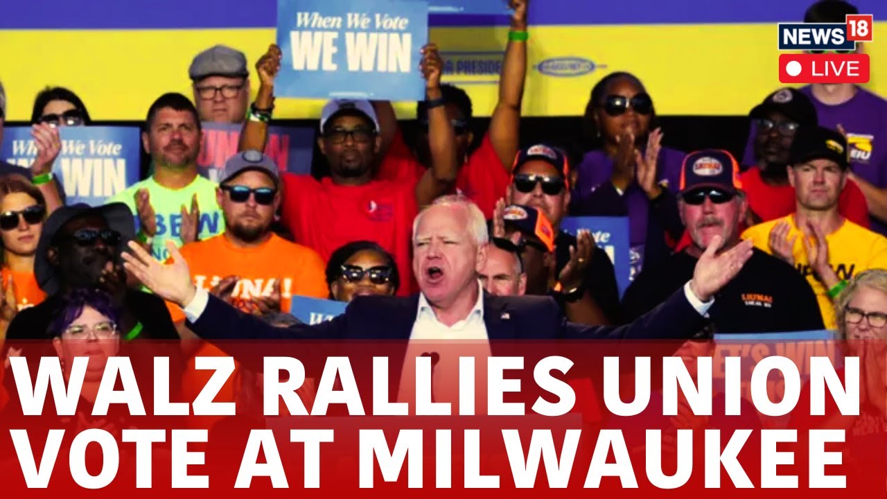 VP Nominee Tim Walz Speaks at Laborfest, Praises Biden-Harris ...