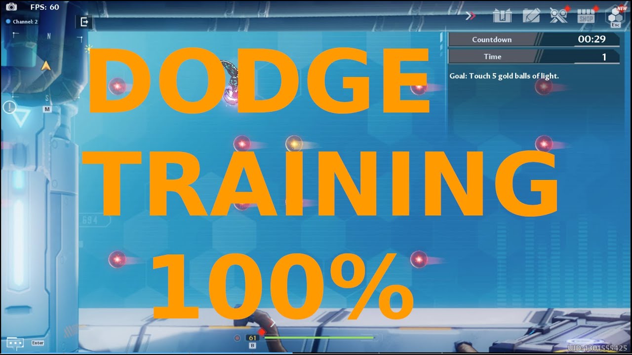 Tower of Fantasy Dodge training 100% - YouTube