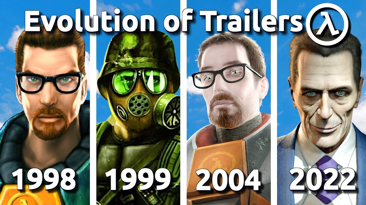 Evolution of Half-Life Trailers (1998 - 2022) - YouTube