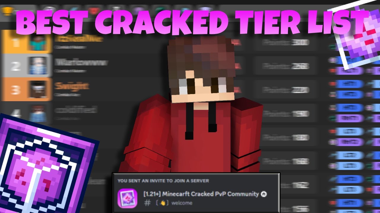 How To Tier Test With A CRACKED Minecraft Account#crystalpvp #tierlist ...