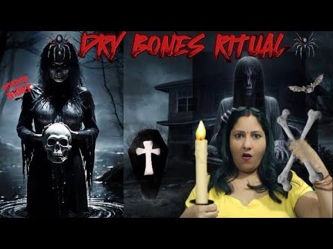dry bones ritual challenge || horror 🩸🦴🔪☠️😰 dry bones ritual challenge ...