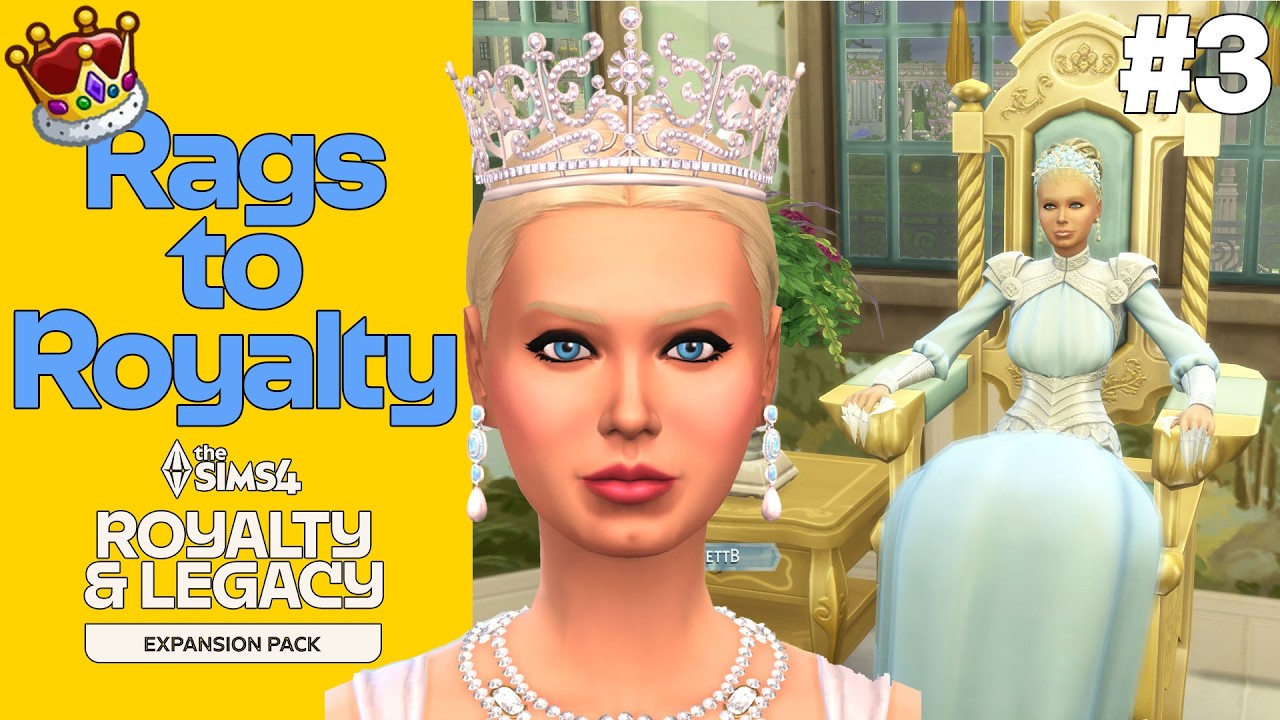 👑 Sims 4 Royalty & Legacy | Rags to Royalty - Episode 3! | Selling ...