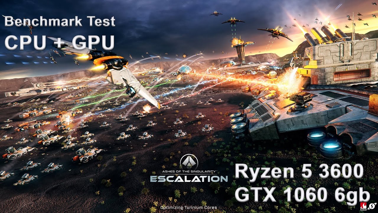 Ashes of singularity benchmark - YouTube