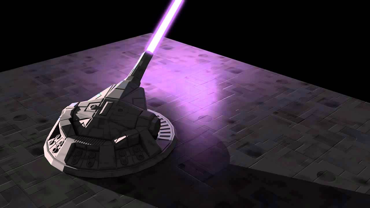 Battleship Laser Turret Test - YouTube
