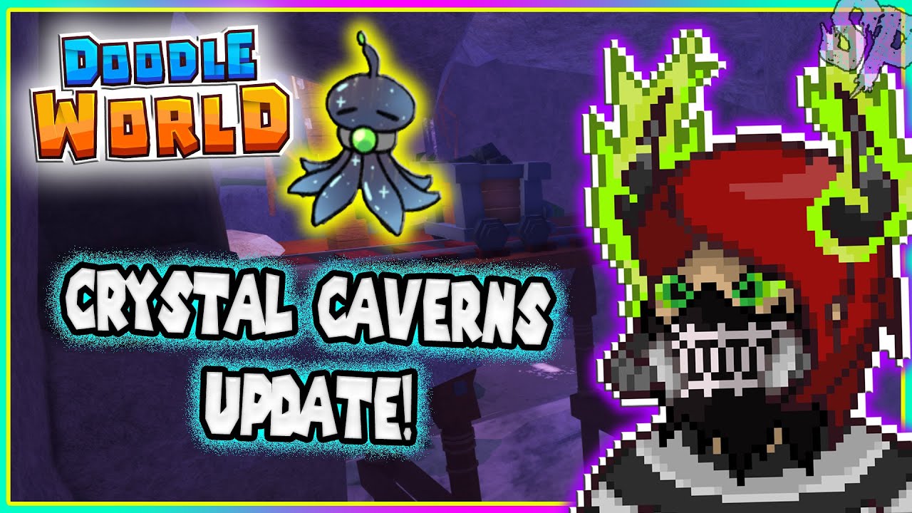 Crystal Caverns Update! Doodle World (Roblox) (2022) - YouTube
