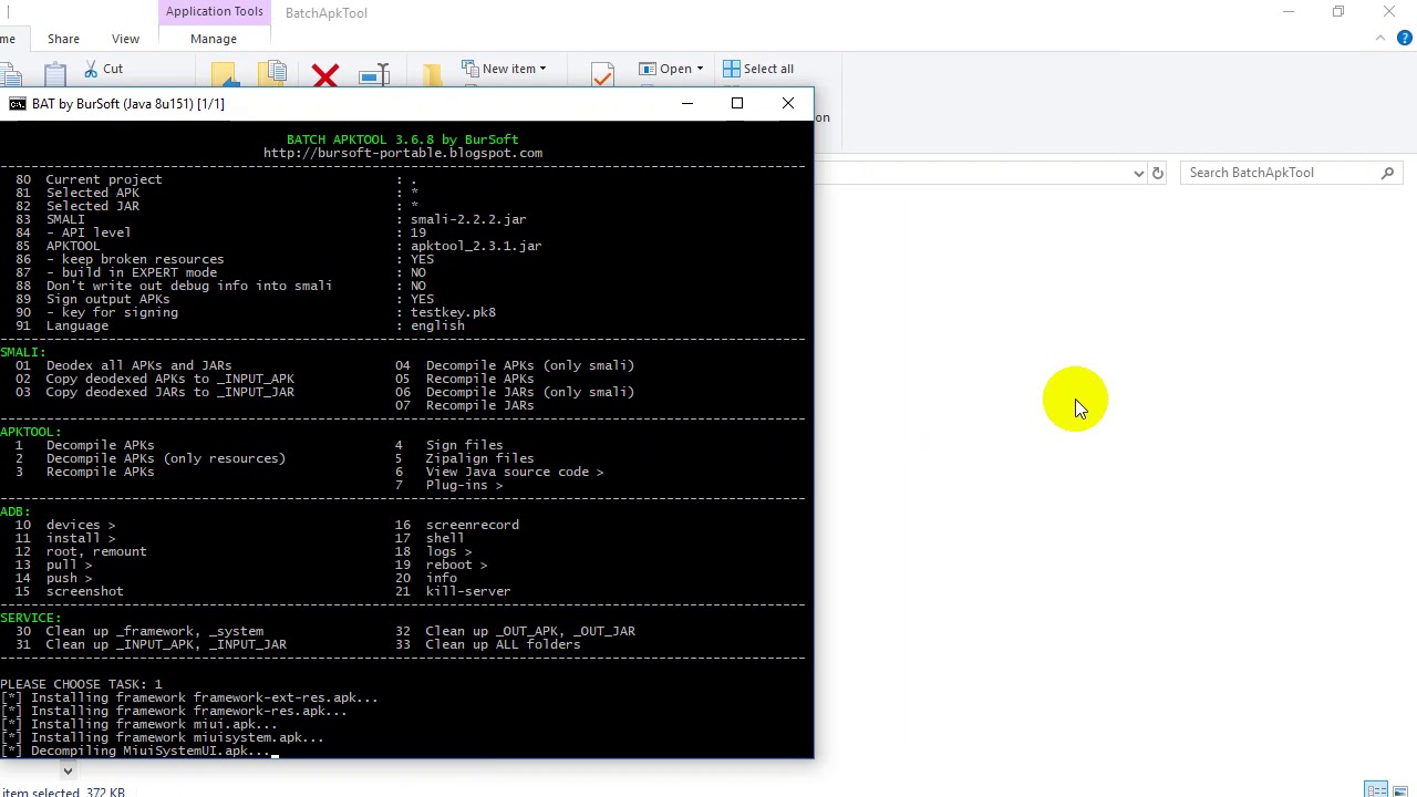 Hướng dẫn sử dụng Batch Apktool - Mod & Tuỳ chỉnh giao diện hệ thống ...