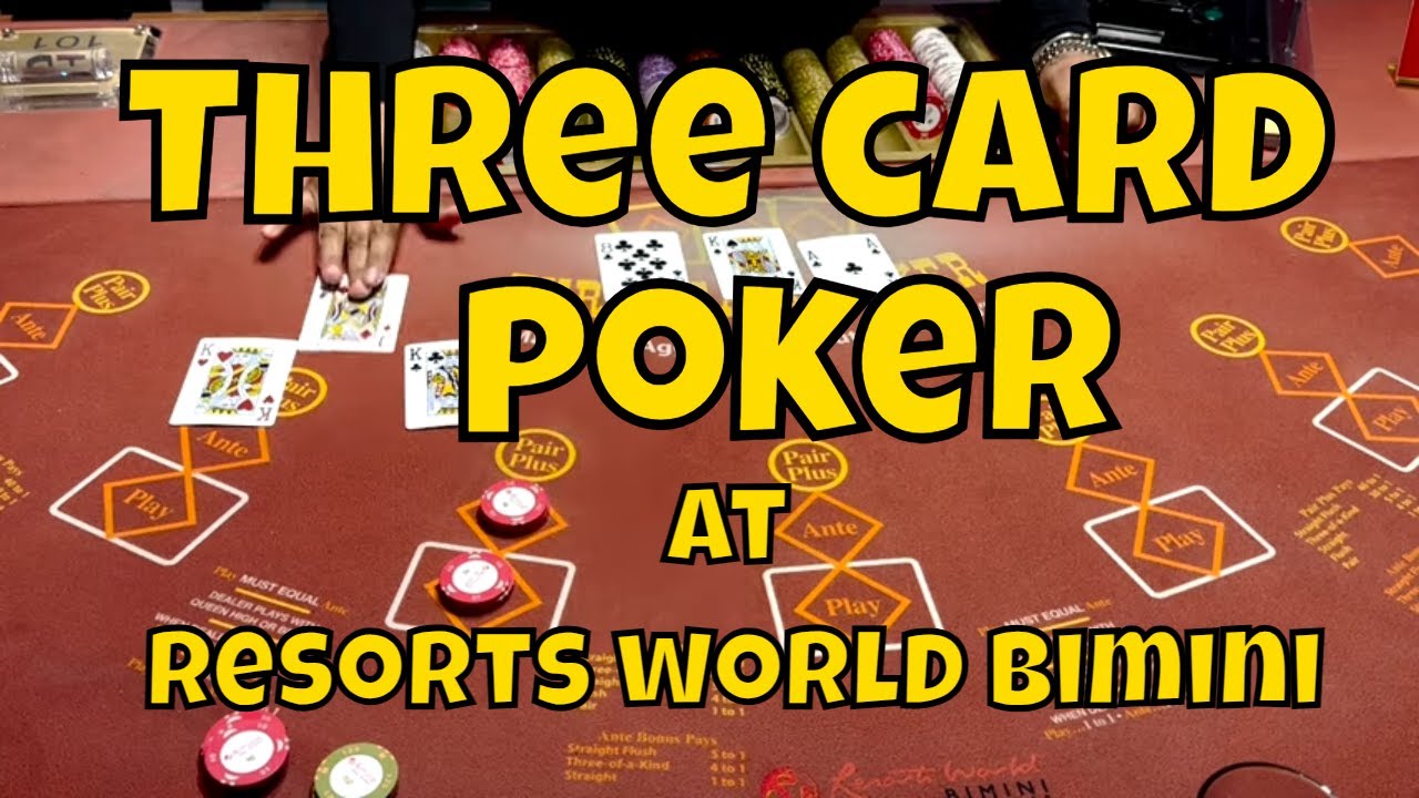 3-Card Poker at Resorts World Bimini - Table Games Tuesday! - YouTube