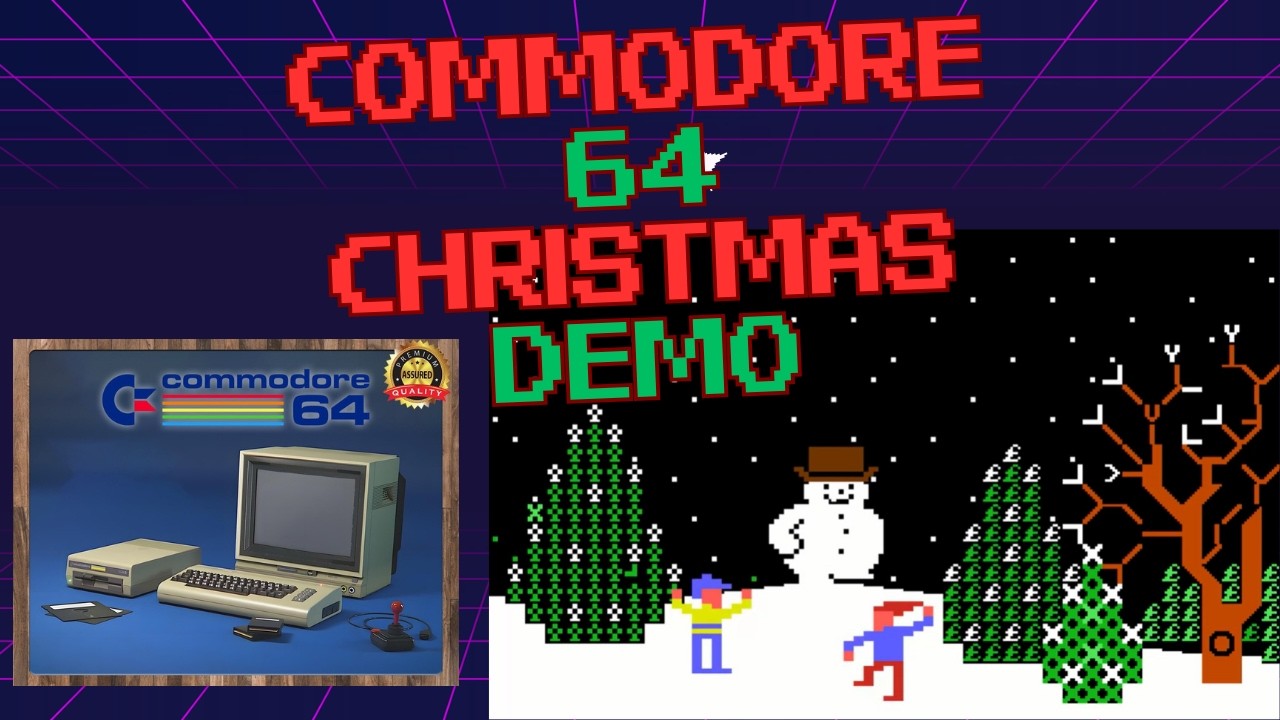 Commodore 64 Christmas Demo (C64) from 1982- Retro - YouTube