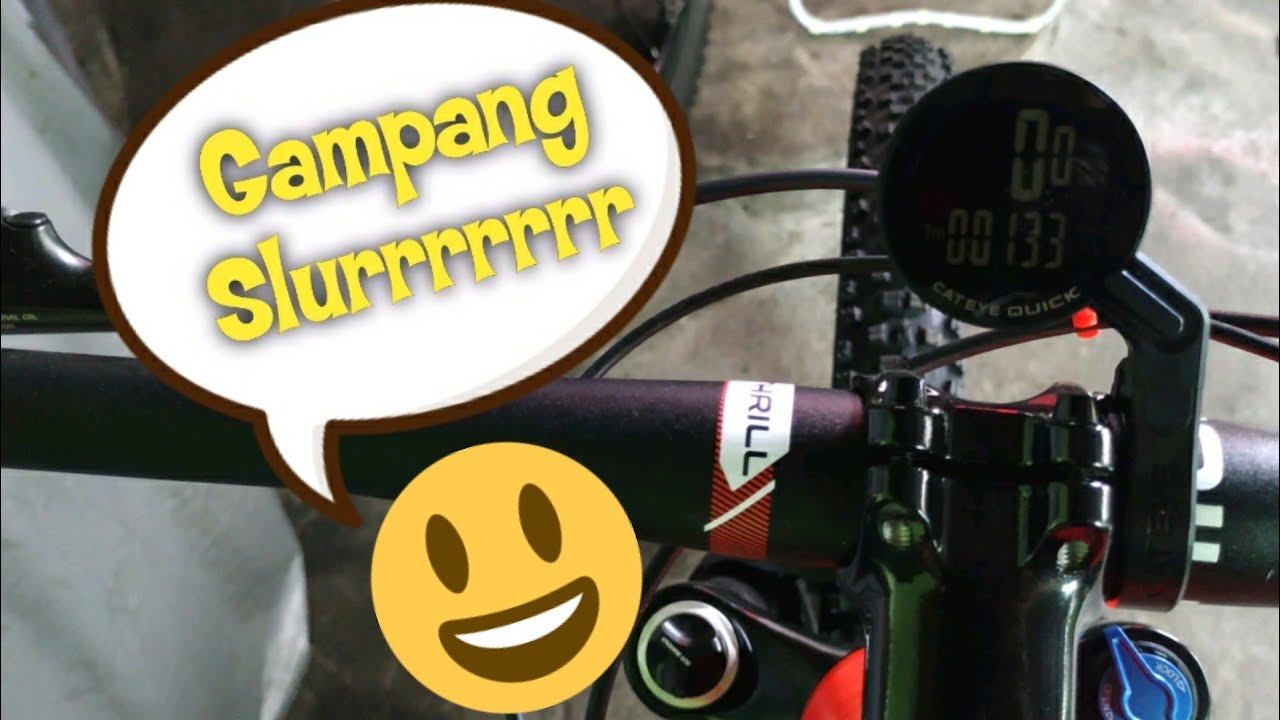 Cara Setting dan Pemasangan Speedometer Cat Eye Quick Di Sepeda - YouTube