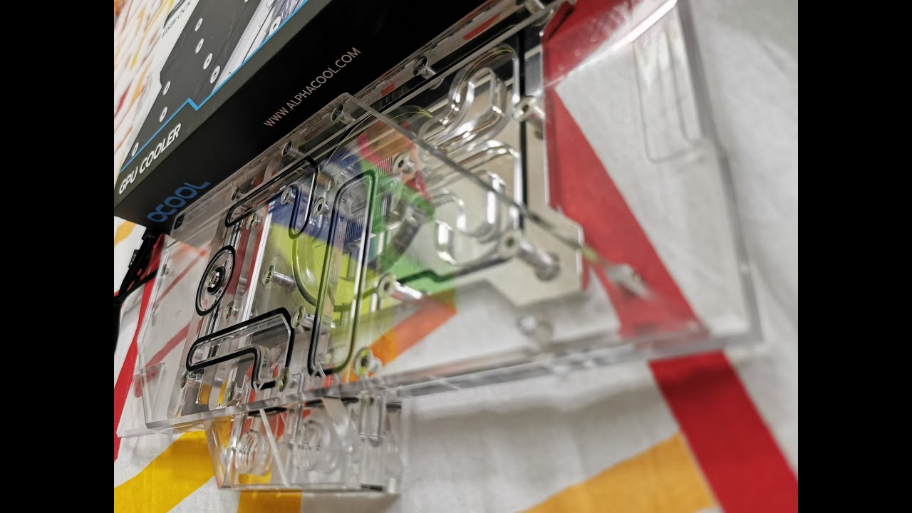 How to Dismantle Graphics card -- 6800xt. [Gpu block unboxing and ...