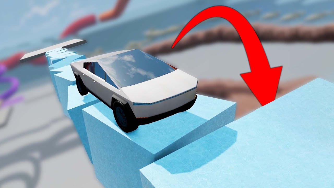 DRIVING MY CYBERTRUCK ON ICE?! (BeamNG Drive) - YouTube