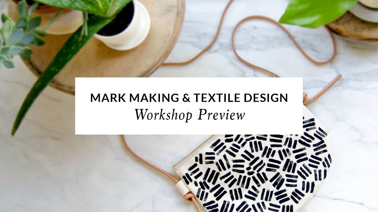 Mark Making & Textile Design with Arounna Khounnoraj - YouTube