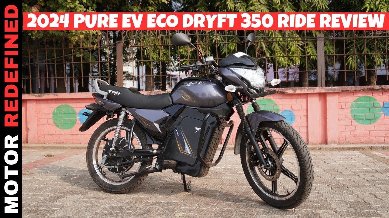 2024 Pure EV Eco Dryft 350 Electric Bike Review | On Road Price, Range & Features. - YouTube