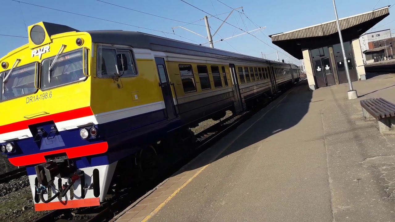 Vilciens Rīga Zilupe Train Riga Zilupe departure from Riga station ...