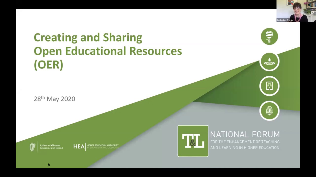 Webinar: Creating and Sharing Open Educational Resources (OER) - YouTube