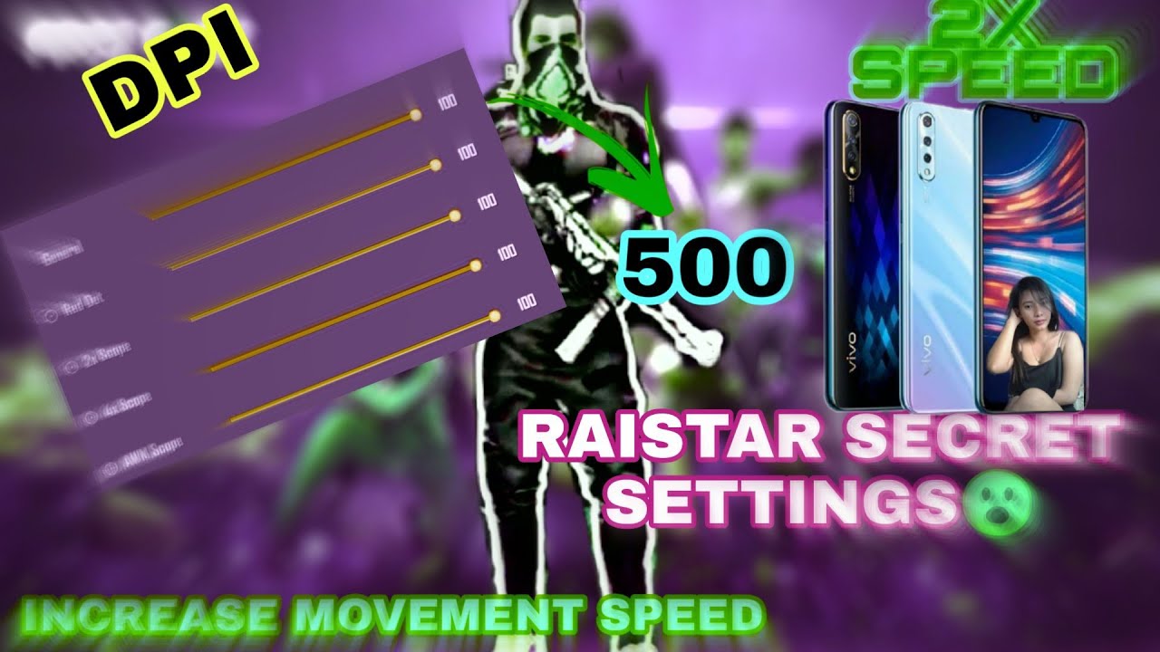 Raistar Secret Settings || Raistar DPI || Raistar control || Best DPI ...
