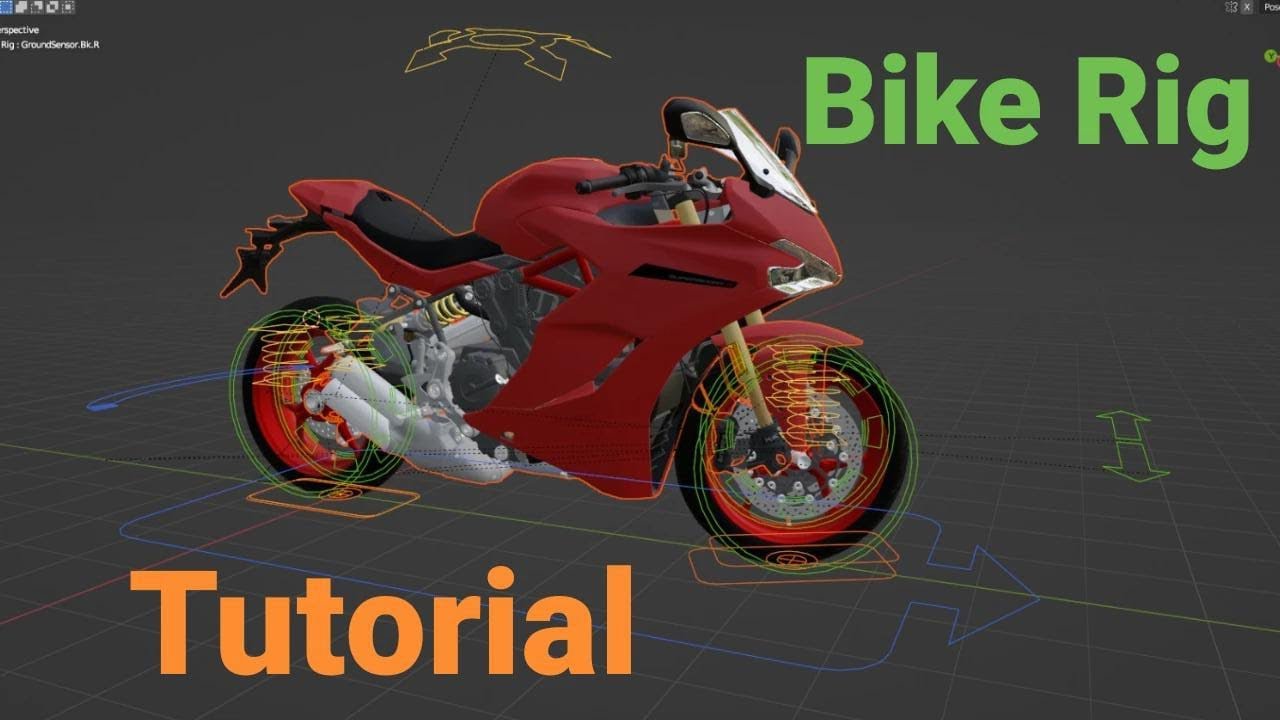 How To Rig Bike In Blender || Bike Rig Turotial In Blender - YouTube
