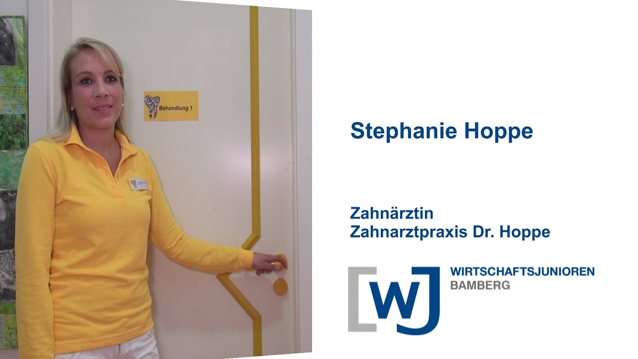 Dr. Stephanie Hoppe - Wirtschaftsjunioren Bamberg stellen sich vor ...