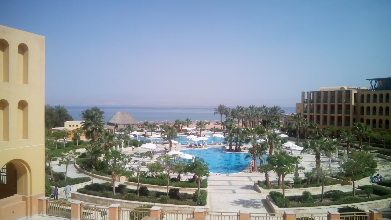 Balcony view Hotel STRAND Beach & GOLF RESORT Taba Heights 5* - YouTube