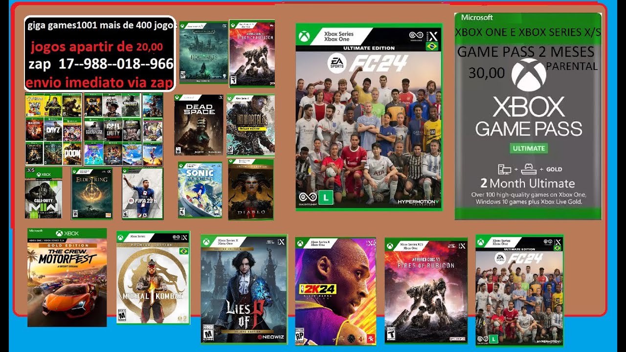 game pass ultimate giga games1001 , jogue online facinho - YouTube