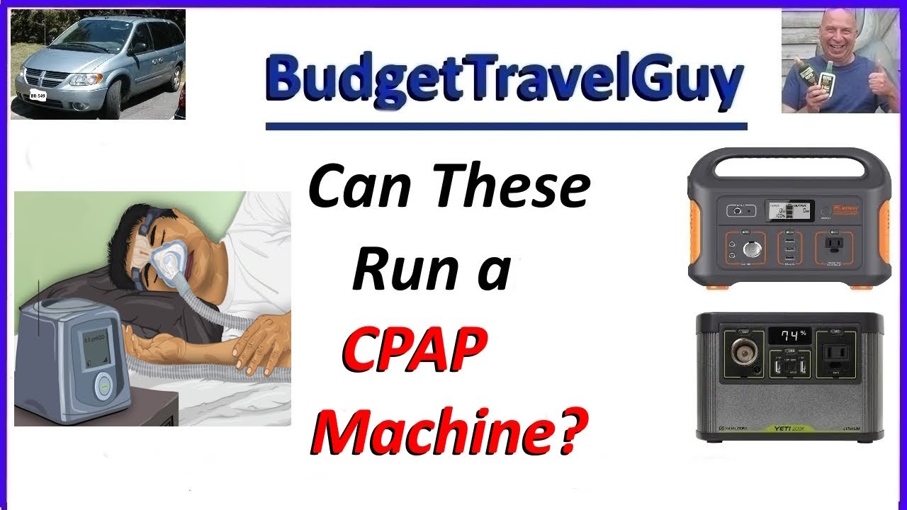 🪫 Van Life: Can I run a CPAP machine on a Bluetti or Jackery? (Portable ...