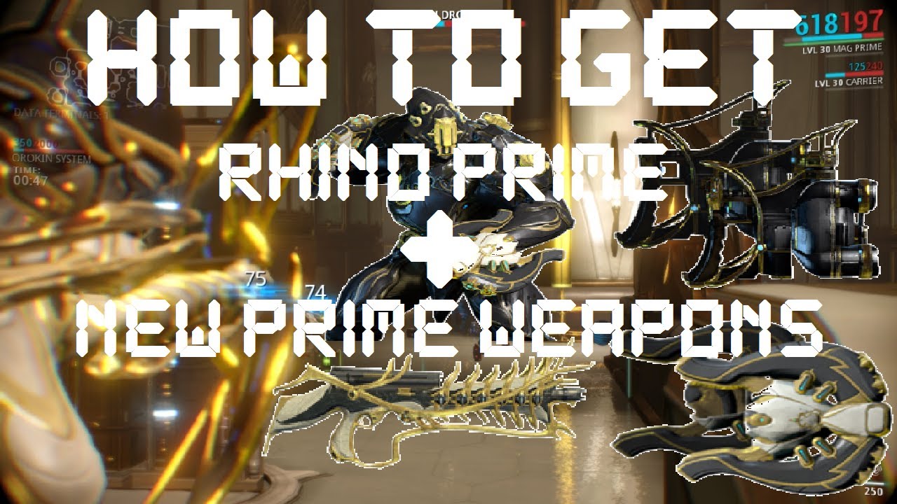 Warframe Rhino Prime Prime | Rhino Prime Full Set Warframe Game Item