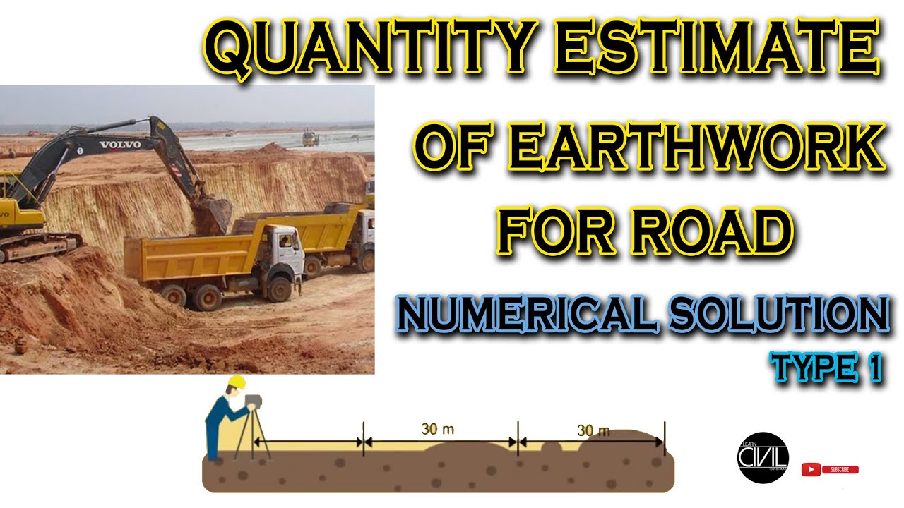 Quantity Estimation Of Earthwork For Road Numerical Solution Type 1 quantity-estimation-of-earthwork-for-road-numerical-solution-type-1